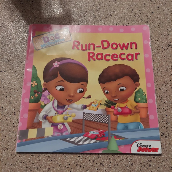 Disney | Other | Doc Mcstuffins Rundown Racecar Book Disney Jr | Poshmark